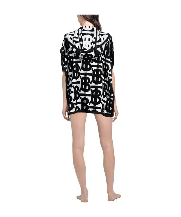 Burberry Sleeveless Hoodie With Logo Print