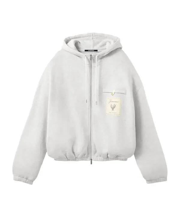 Jacquemus Zip Hoodie - Grey