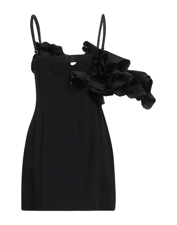 Jacquemus One-shoulder Ruffled Mini Dress