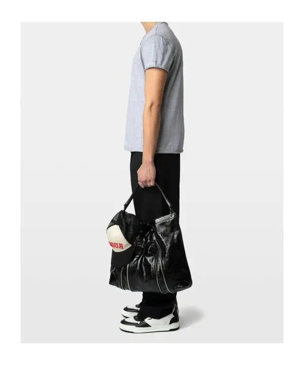 Zadig&Voltaire Henley-neck T-shirt - China Ash