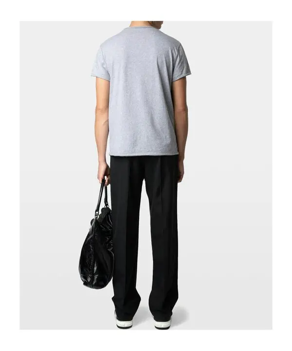 Zadig&Voltaire Henley-neck T-shirt - China Ash
