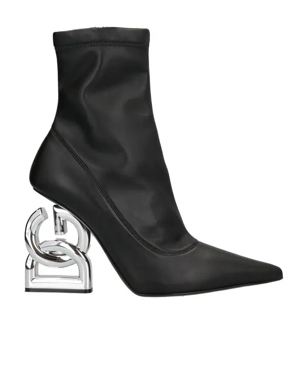 Dolce & Gabbana Solid Color Ankle Boots
