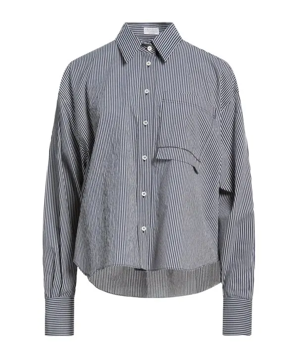 Brunello Cucinelli Striped Poplin Shirt