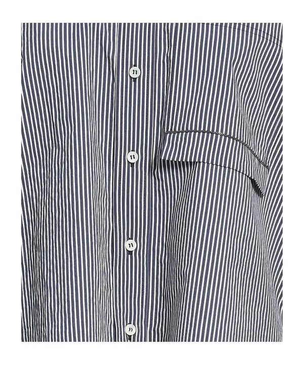 Brunello Cucinelli Striped Poplin Shirt