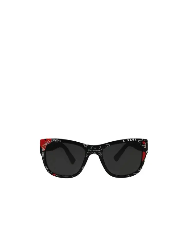 Dolce & Gabbana Rectangular Sunglasses - Black