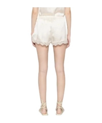DÔEN Iona Lace-trim Mini Shorts