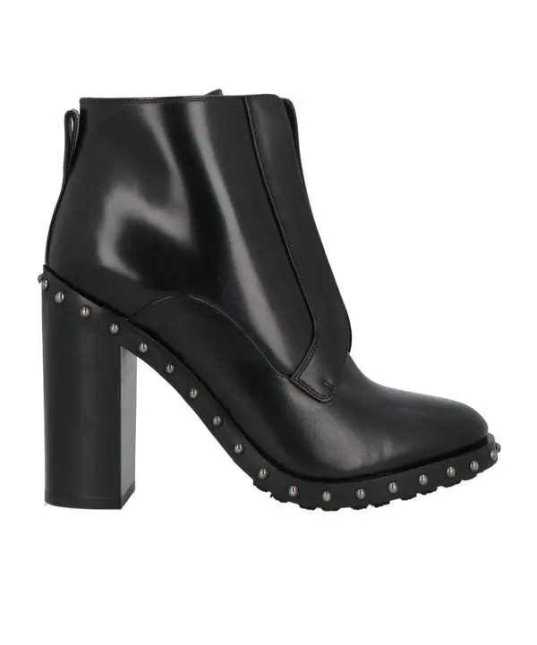 Dolce & Gabbana Solid Color Ankle Boots