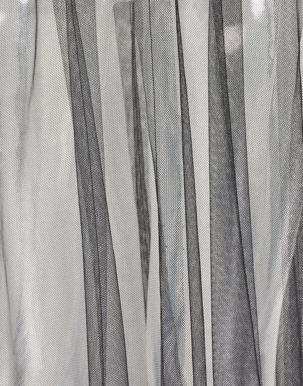 MAISON MARGIELA Pleated Tulle Short Sleeve Dress