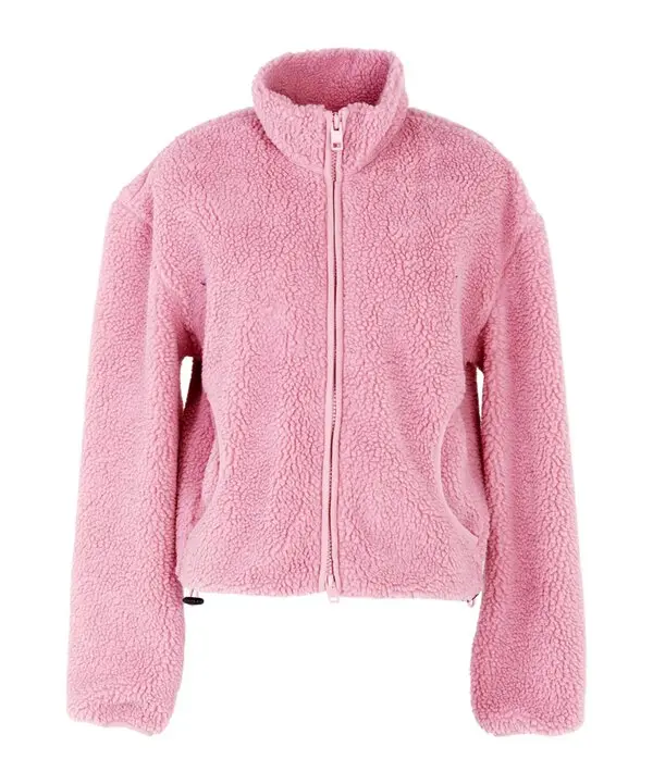 DIESEL® Fleece Jacket With Logo Detail