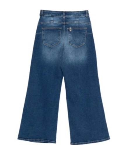 Liu Jo Wide Leg Belt Loop Jeans