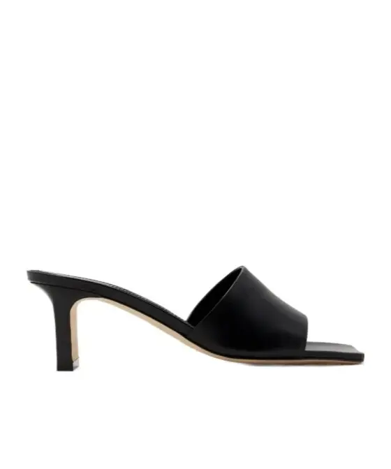AeydĒ 60mm Jeanie Mules - Black