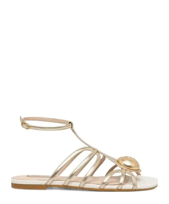 Liu Jo T-bar Logo Detail Sandals