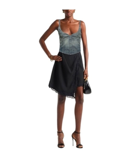 Balenciaga V-neck Sleeveless Denim Top