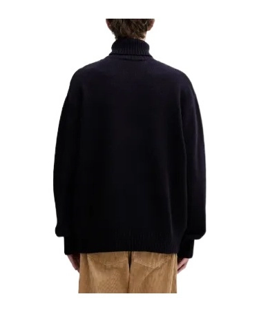 SPORTY  RICH Sporty & Rich Roll-neck Embroidered Sweater