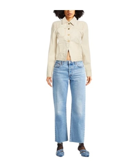 Jacquemus Solid Color Denim Jacket