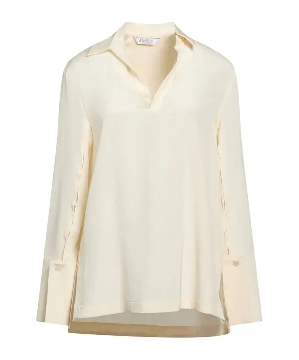 Max Mara Solid-color Satin Shirt