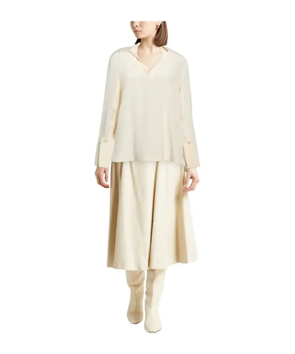 Max Mara Solid-color Satin Shirt