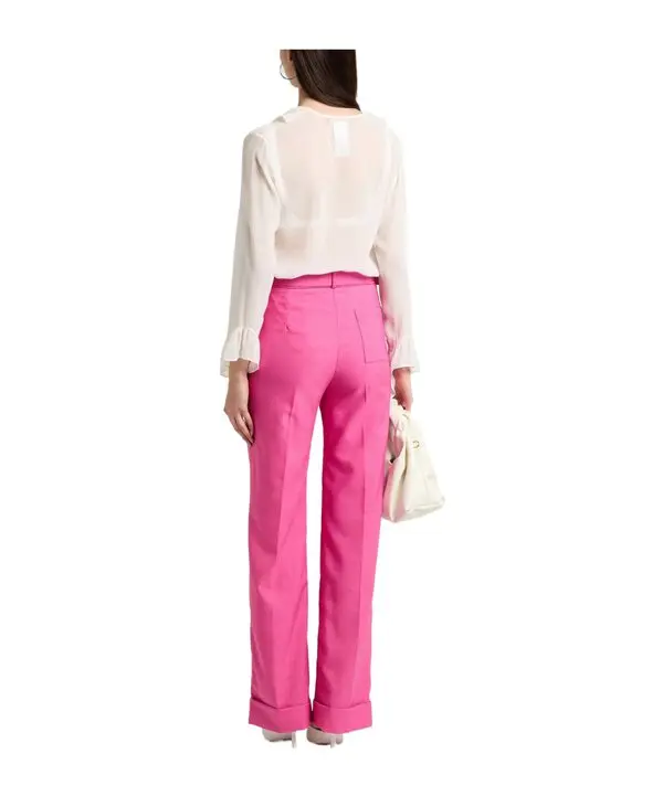 Max Mara Solid Color Silk Tops