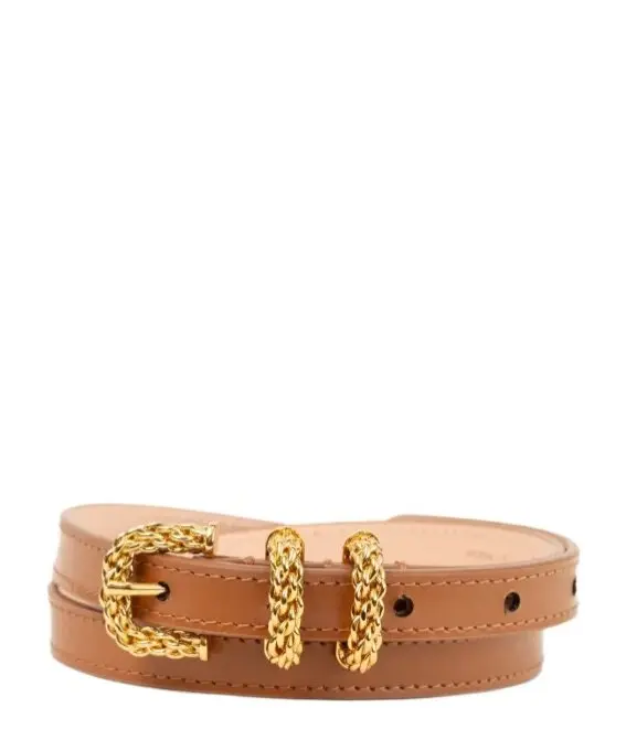 By Far Chain Link Buckle Belt