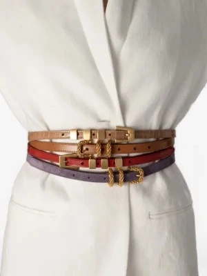 By Far Chain Link Buckle Belt
