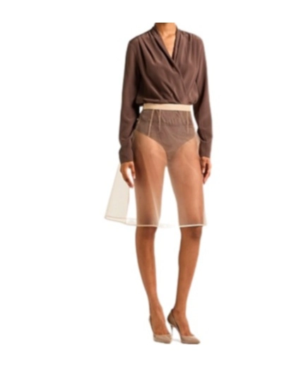Brunello Cucinelli V-neck Crepe Bodysuit