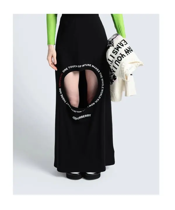 Burberry Printed Full Flare Skirt