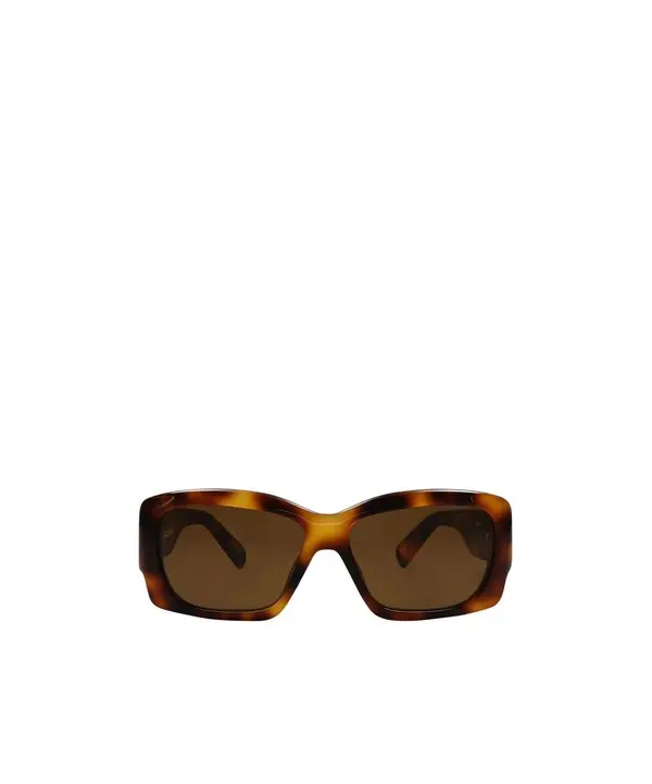 Jacquemus Tortoiseshell-pattern Sunglasses - Dark Brown