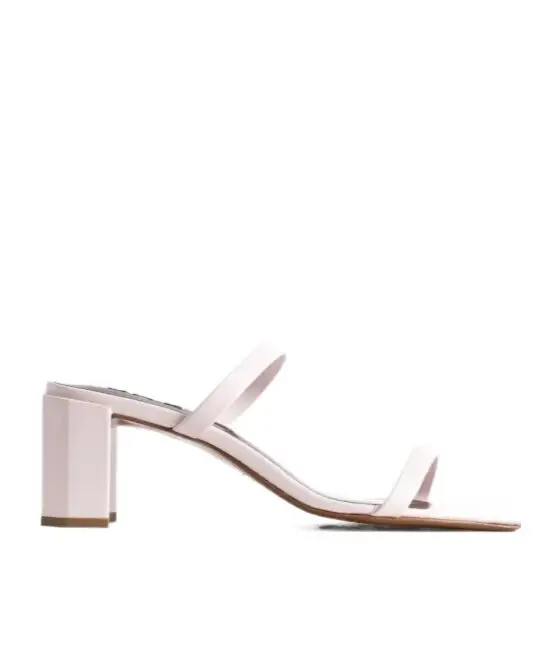 By Far Square-toe Double-strap Sandals