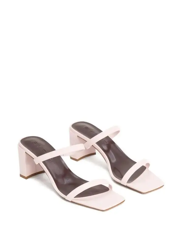 By Far Square-toe Double-strap Sandals