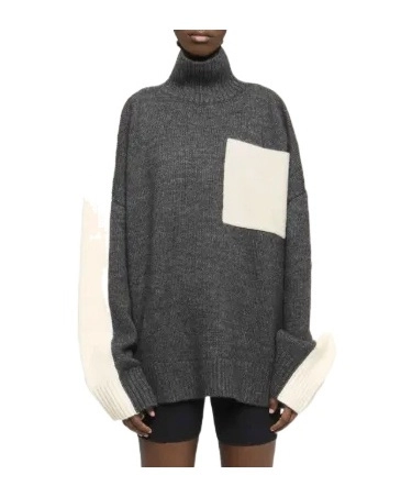 J.W.ANDERSON Panelled High-neck Sweater
