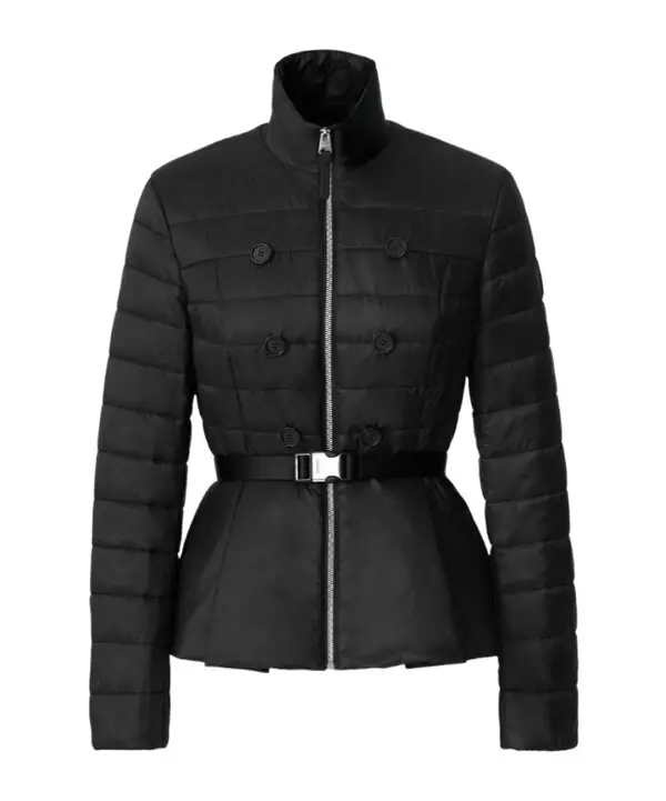 Mackage Serafina Belted Quilted Jacket - Black