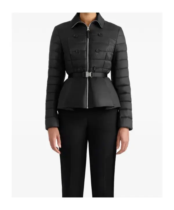 Mackage Serafina Belted Quilted Jacket - Black