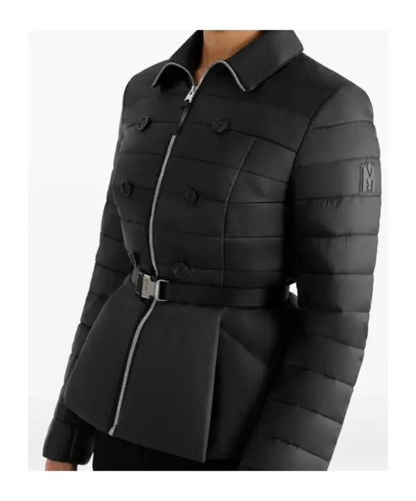 Mackage Serafina Belted Quilted Jacket - Black