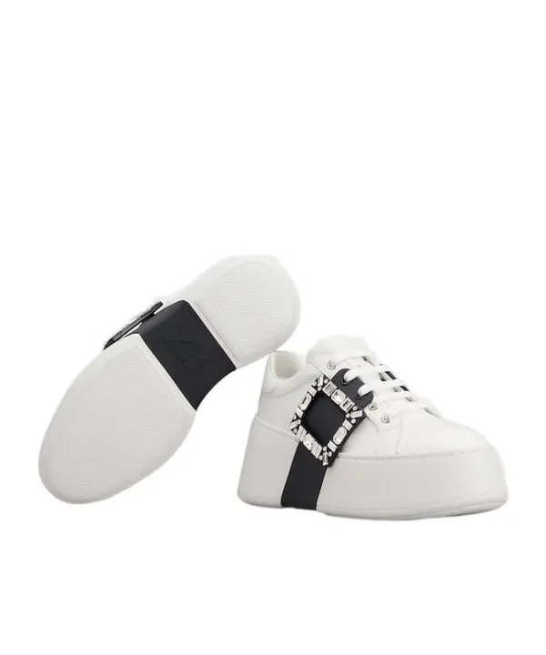 ROGER VIVIER Viv Skate Sneakers With Signature Buckle