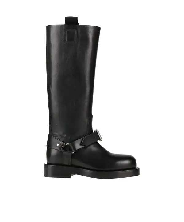 Burberry Minimalist Leather Riding Boots