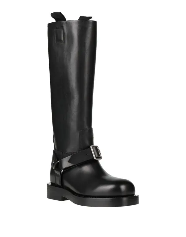 Burberry Minimalist Leather Riding Boots