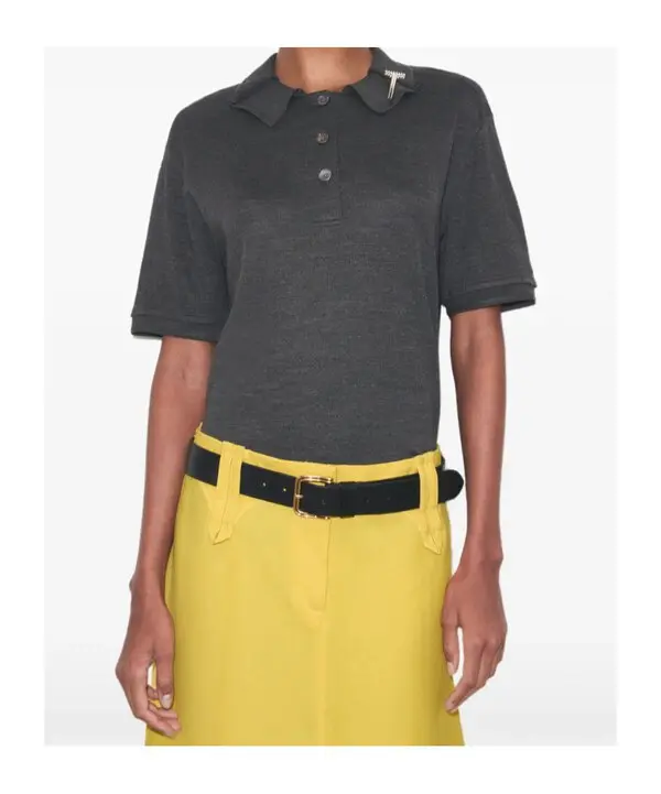 Tory Burch Oversized Silk Polo