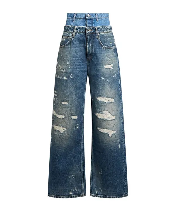Dolce & Gabbana Loose Straight Leg Jeans