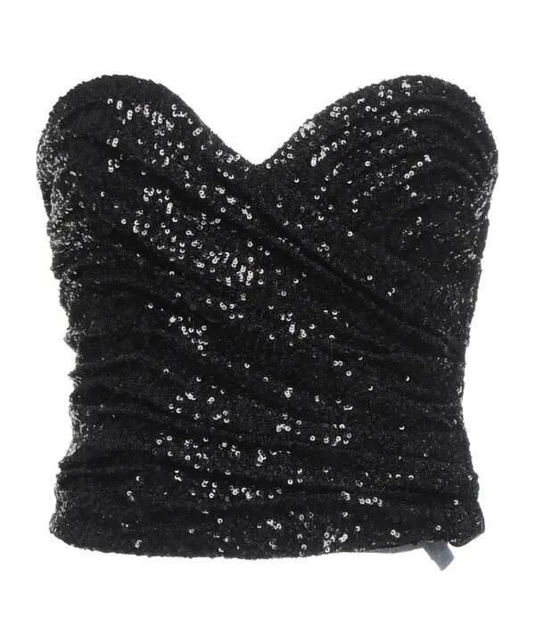 Saint Laurent Sleeveless Tulle Top