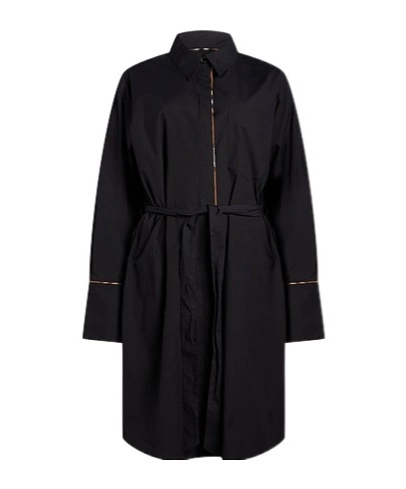 Burberry Midi Shirt Dress With Belt