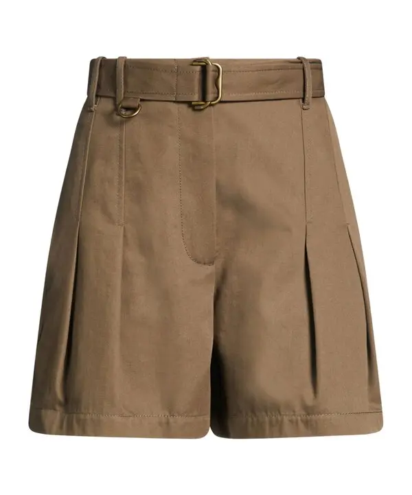 Burberry Gabardine Belted Skort