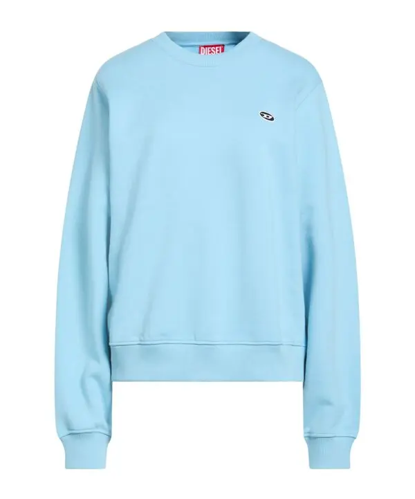 DIESEL® Simple Solid-color Long-sleeved Sweatshirt