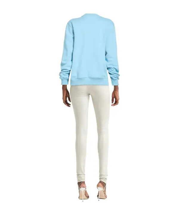 DIESEL® Simple Solid-color Long-sleeved Sweatshirt
