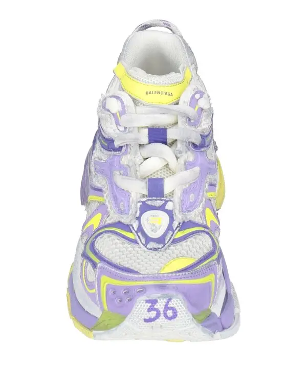 Balenciaga Multi-colored Platform Sneakers - Lilac