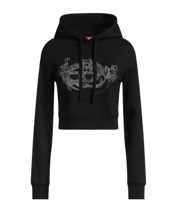DIESEL® Solid Color Hooded Sweatshirt
