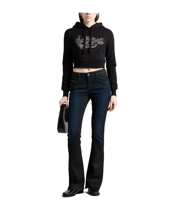 DIESEL® Solid Color Hooded Sweatshirt