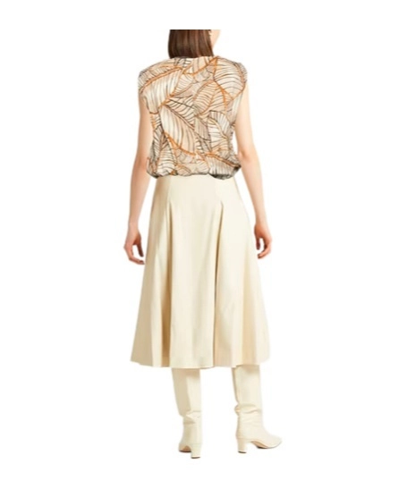 Brunello Cucinelli Sleeveless Printed Top
