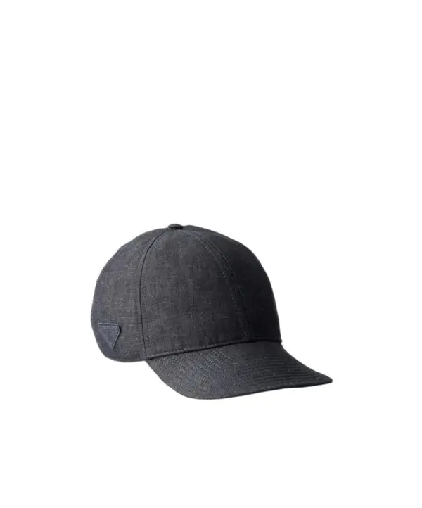Prada Denim Baseball Cap