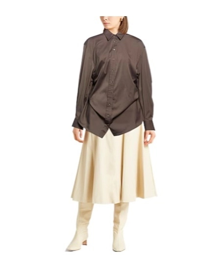 Brunello Cucinelli Minimal Solid Color Shirt