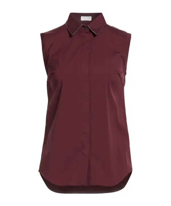 Brunello Cucinelli Sleeveless Solid Color Shirt
